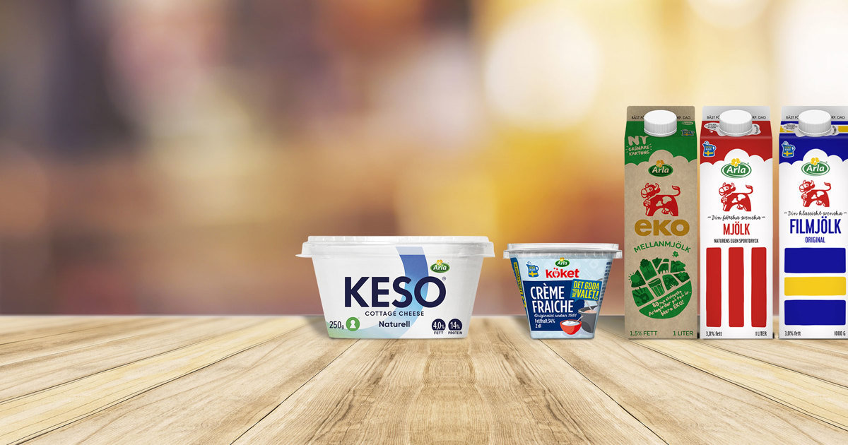 Våra förpackningar | Arla