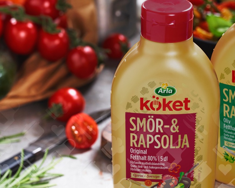 Arla Köket® smör-&rapsolja | Arla