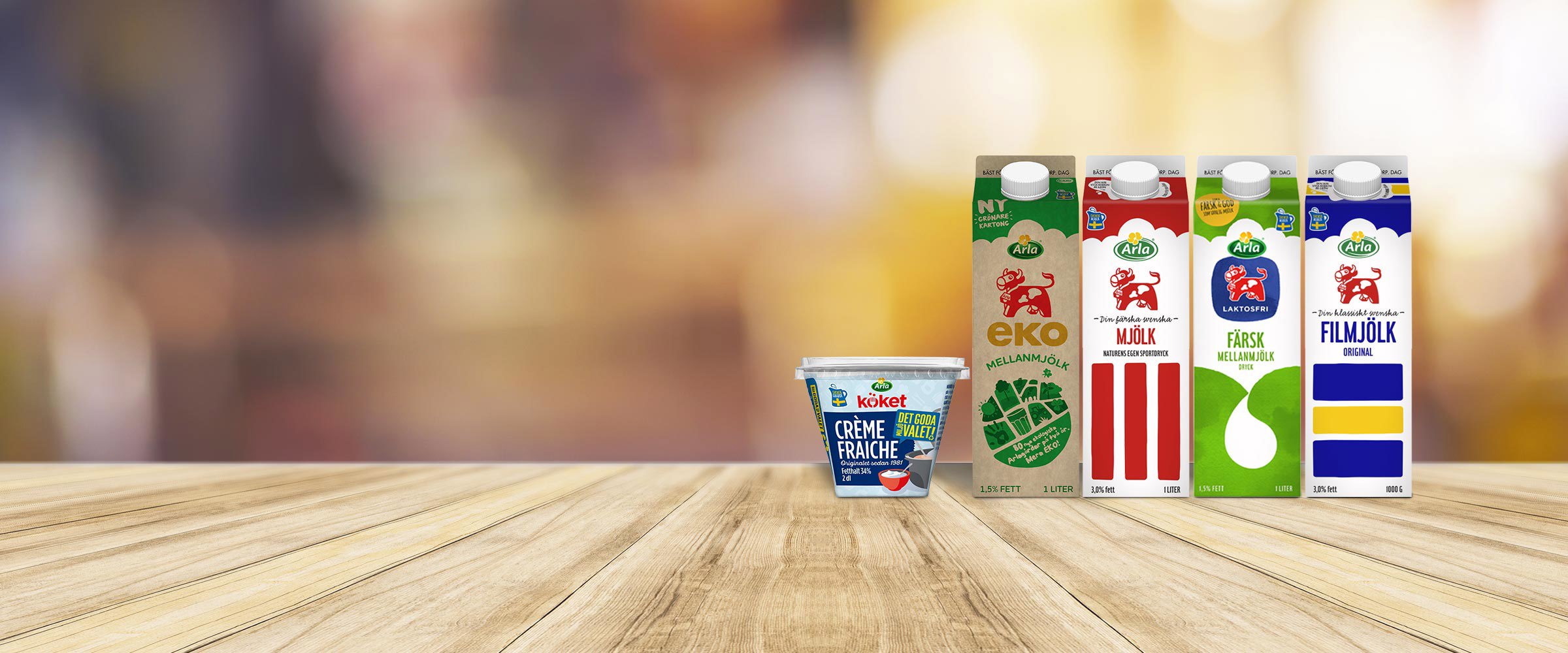 Våra förpackningar | Arla