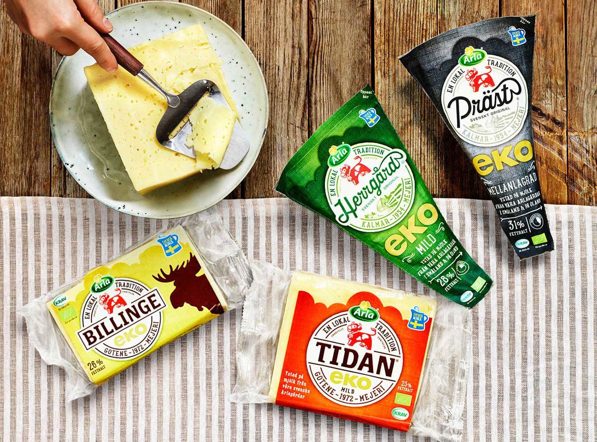Ostar från Arla – hårdostar, dessertostar och riven ost | Arla