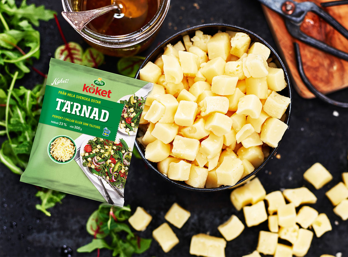 Riven & tärnad ost - Arla